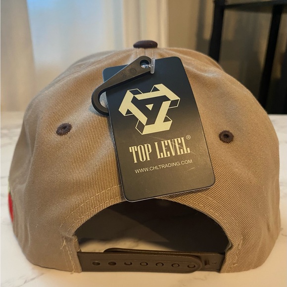 Top Level | Accessories | Mens Top Level Snapback Hat Drip Design ...